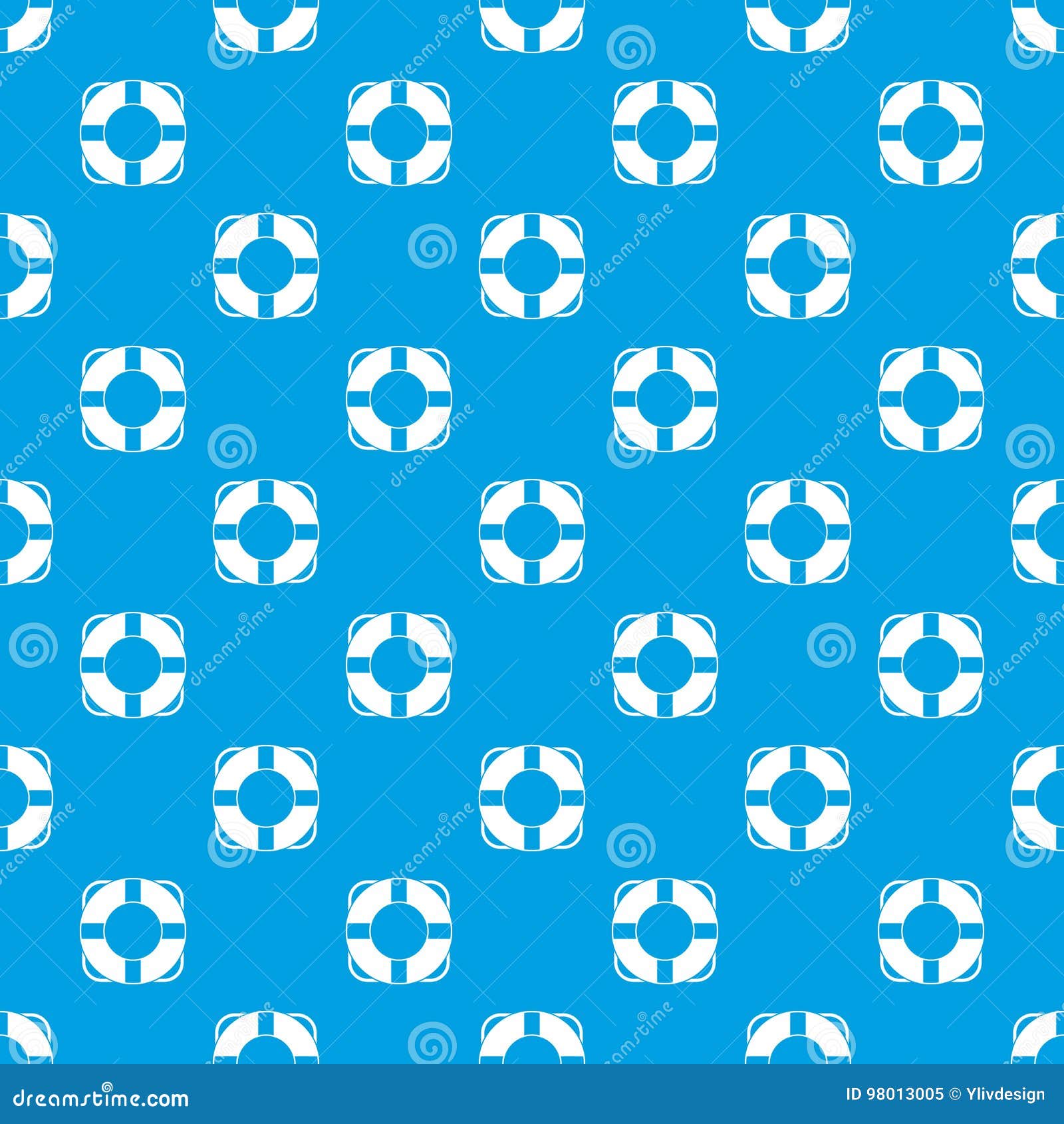Lifeline Pattern Seamless Blue Stock Vector - Illustration of pattern ...
