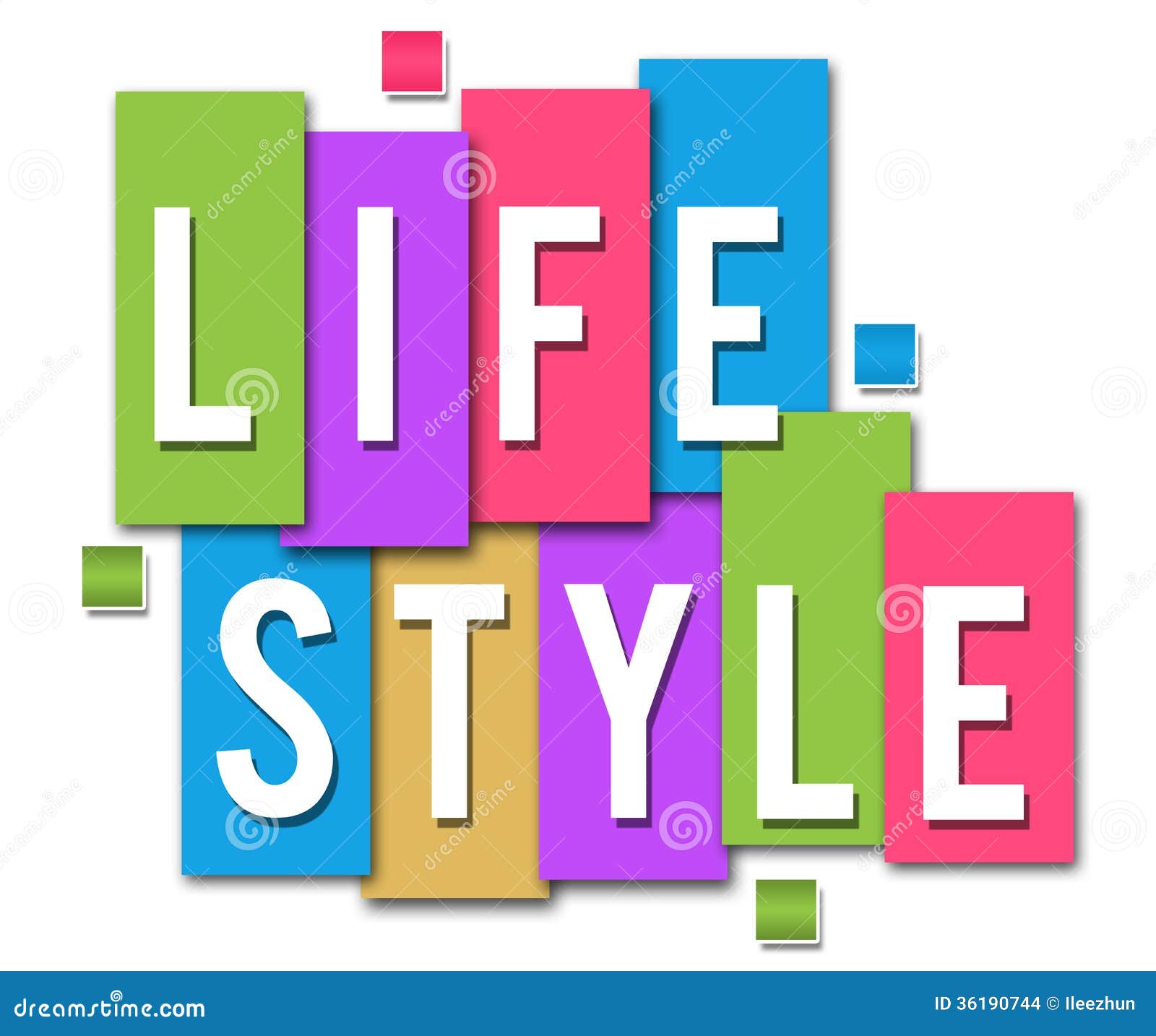 Lifestyle Colourful Stripes Stock Illustration - Illustration of ...