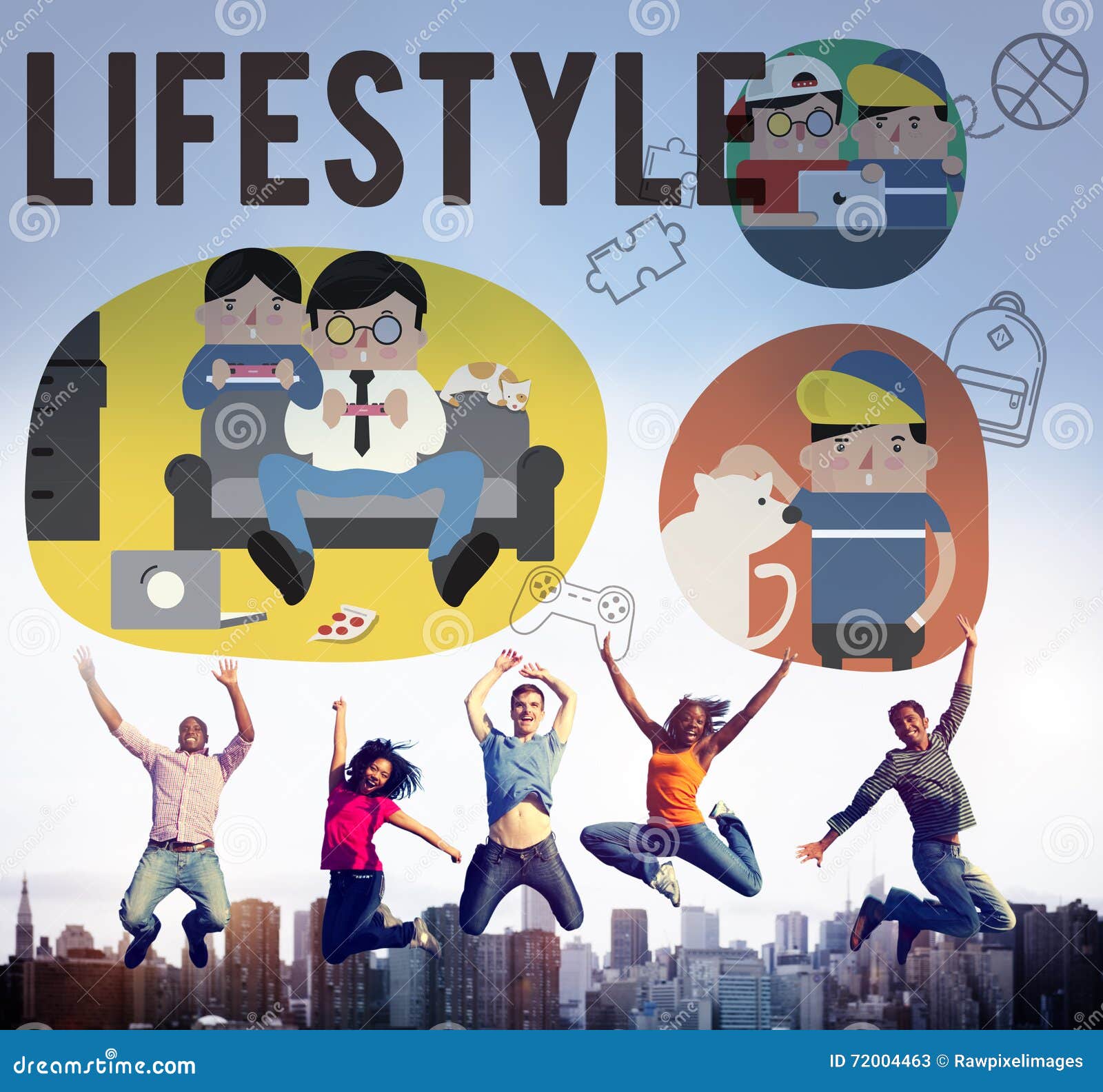 Lifestyle Hobby Activity Leisure Concept Stock Image - Image of funky ...