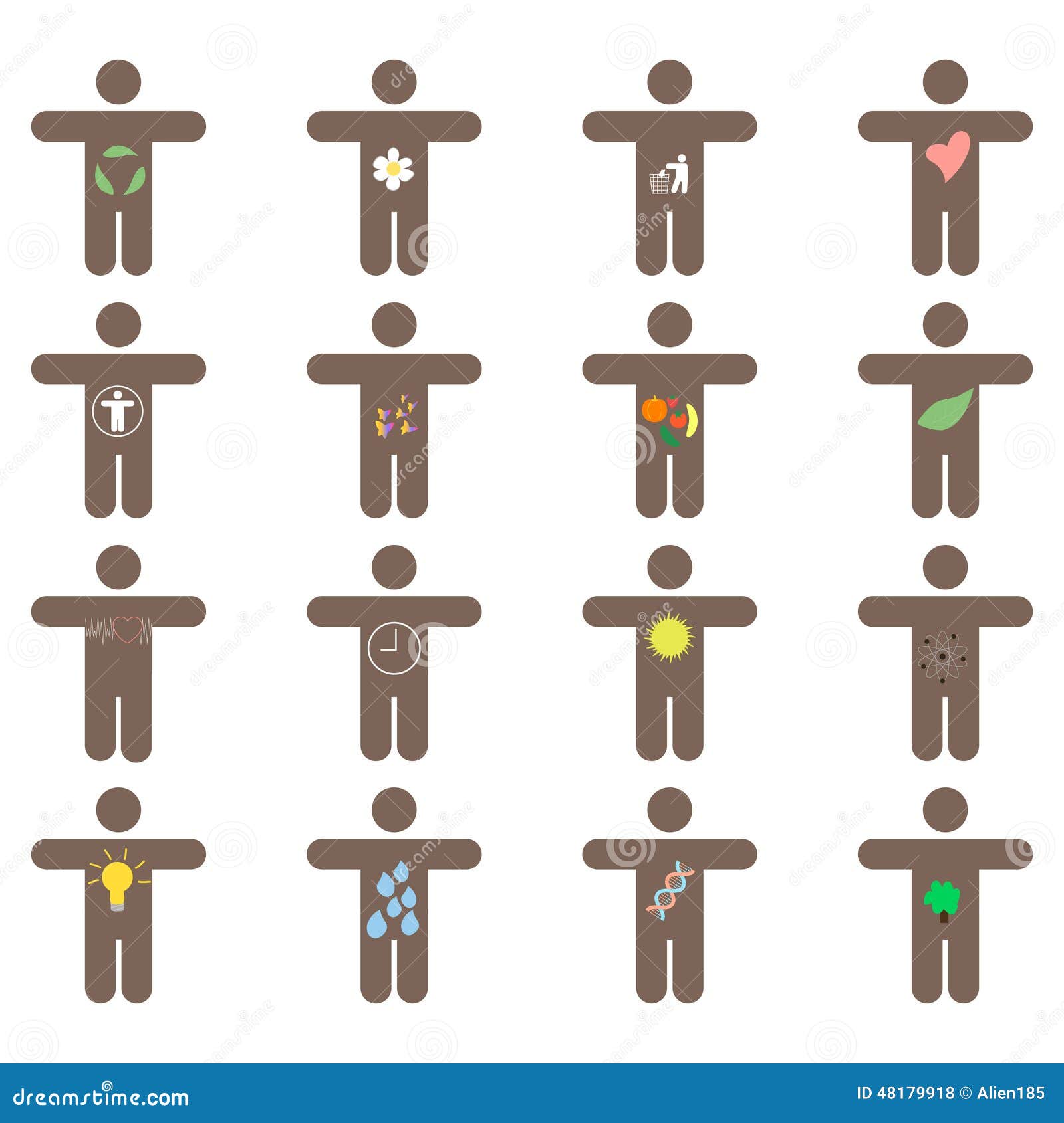 Lifestyle icons set stock vector. Illustration of atom - 48179918