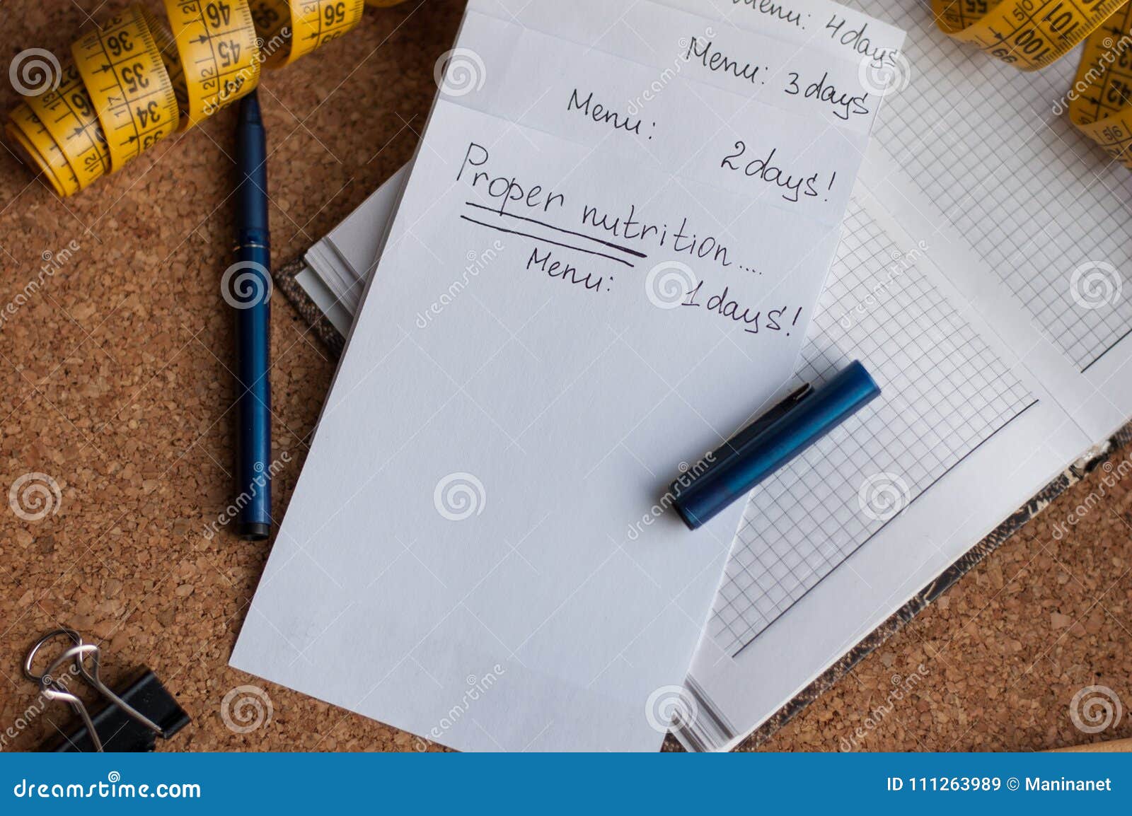 Lifestyle,notepad for the Menu, Proper Food, the Handle is Cork-based ...