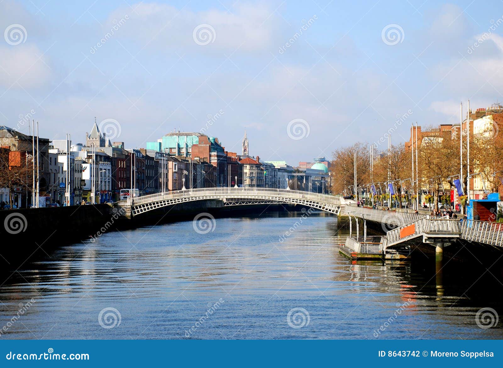 Liffey, Dublin stock photo. Image of europe, capital, city - 8643742