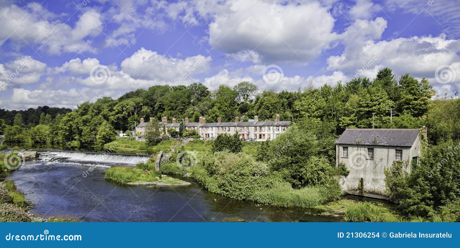 Liffey valley and river stock photo. Image of daytime - 21306254