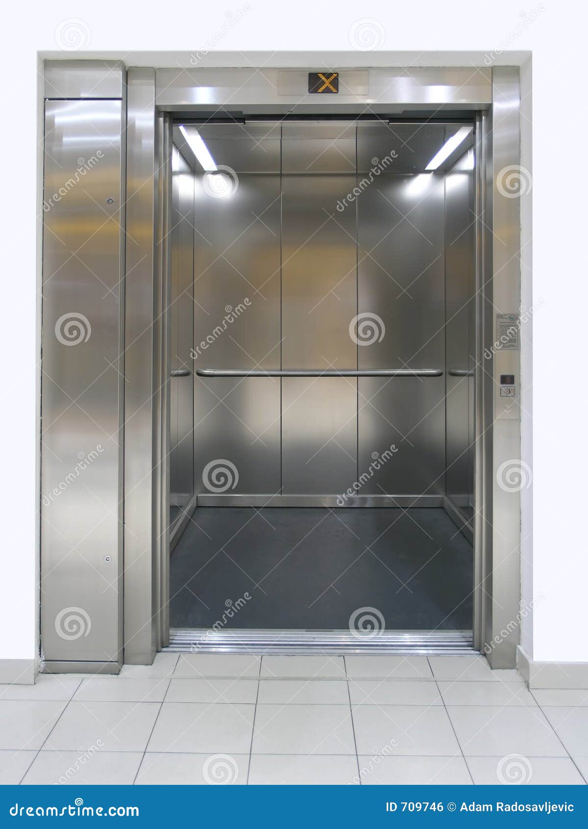 Lift stock photo. Image of modern, architecture, shiny - 709746