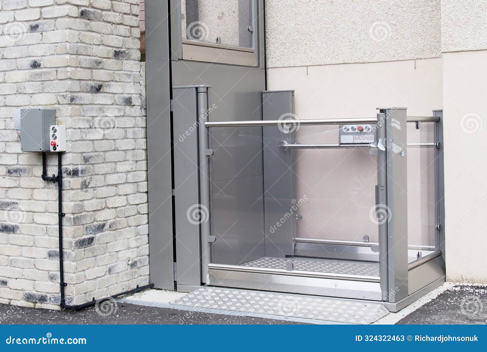 Lift Access for Disabled and Elderly People Stock Image - Image of zone ...