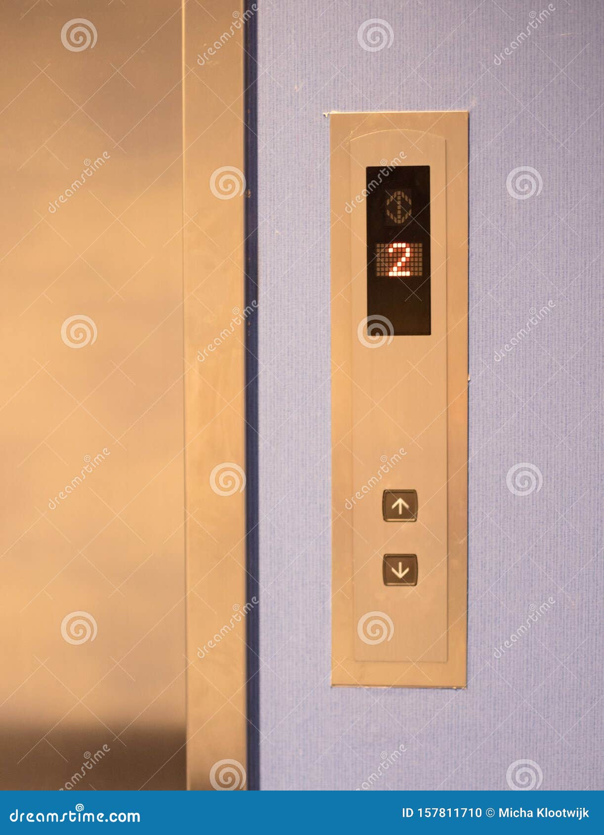 Lift button display stock photo. Image of doors, decrease - 157811710