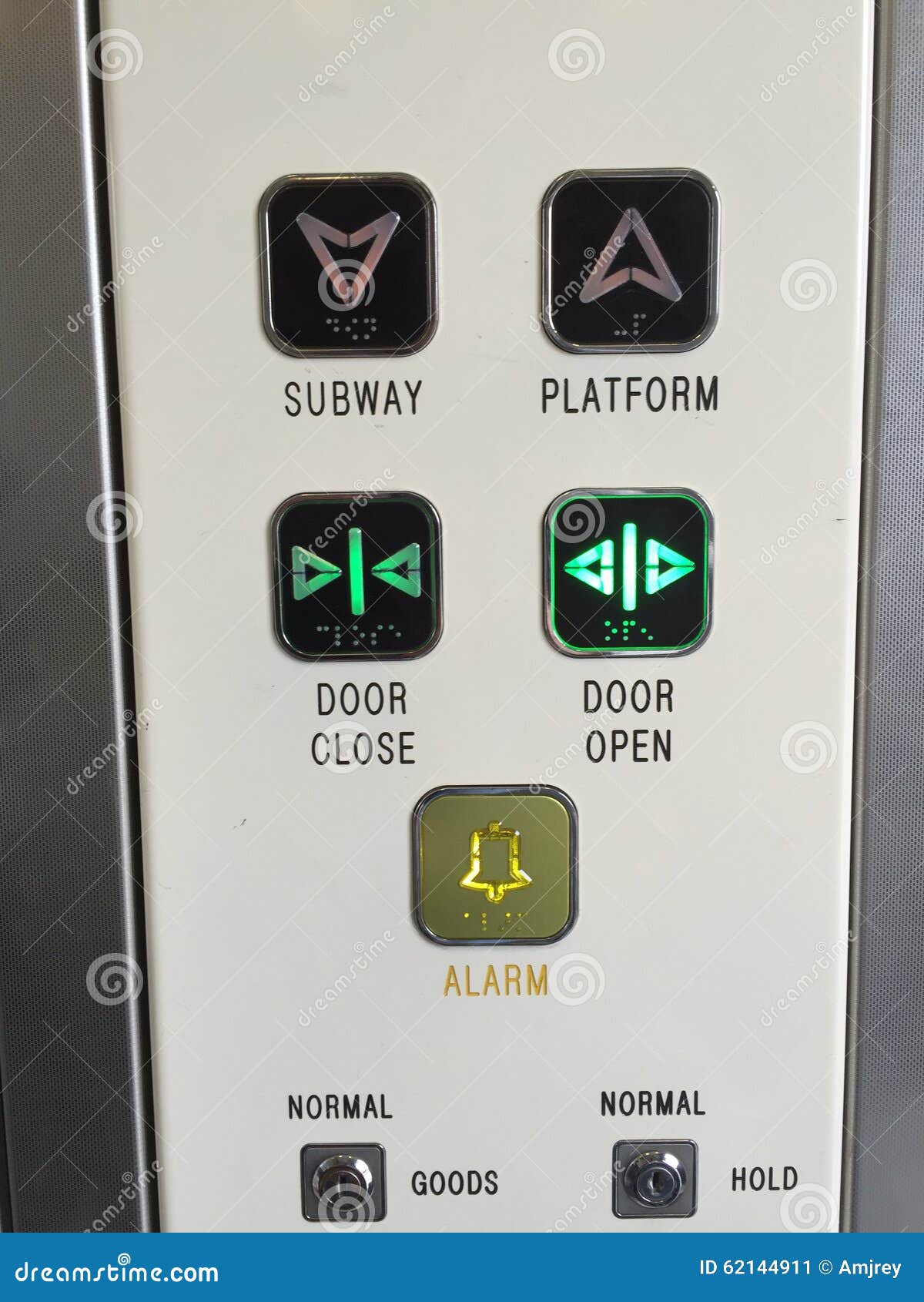 Lift buttons editorial photo. Image of railway, buttons - 62144911