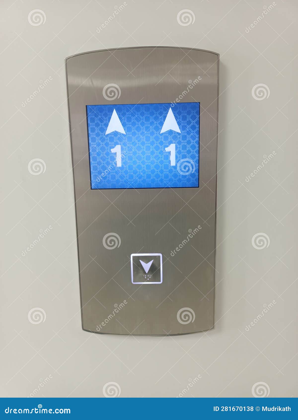 Lift Control Panel on the Roof Floor Stock Photo - Image of floor ...