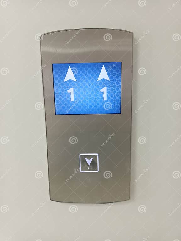 Lift Control Panel on the Roof Floor Stock Photo - Image of floor ...