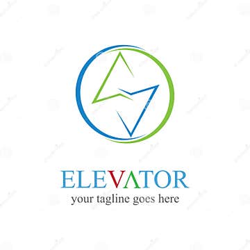 Lift and Elevator Logo Design Minimal Logotype Vector Template Stock ...