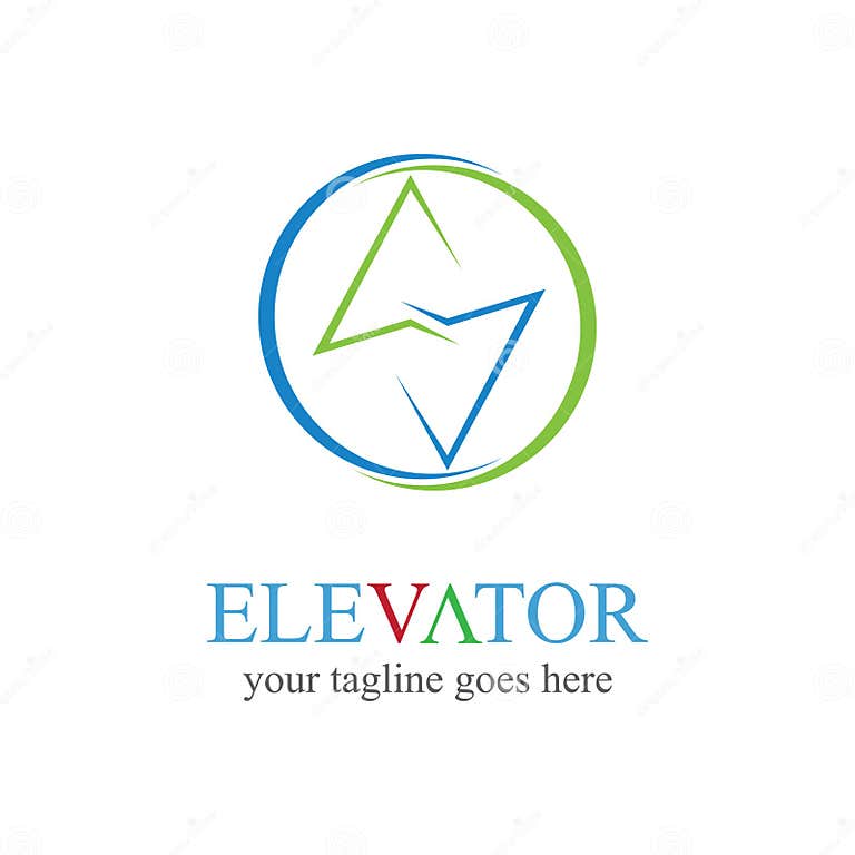 Lift and Elevator Logo Design Minimal Logotype Vector Template Stock ...