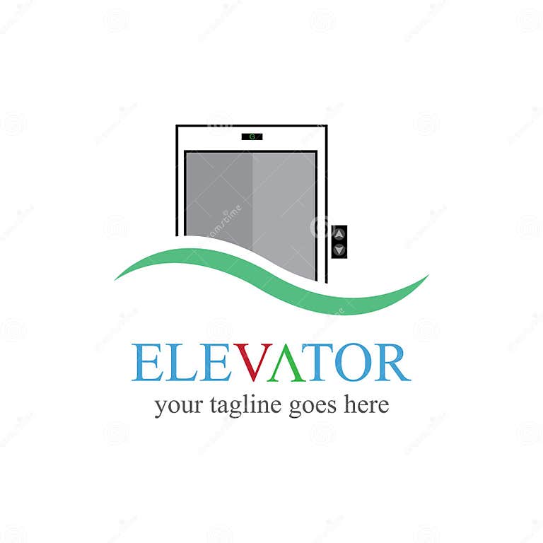 Lift and Elevator Logo Design Minimal Logotype Vector Template Stock ...