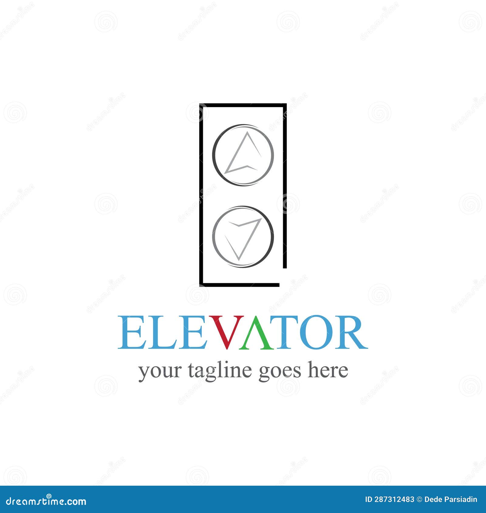 Lift and Elevator Logo Design Minimal Logotype Vector Template Stock ...
