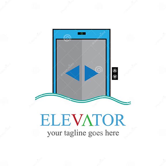 Lift and Elevator Logo Design Minimal Logotype Vector Template Stock ...