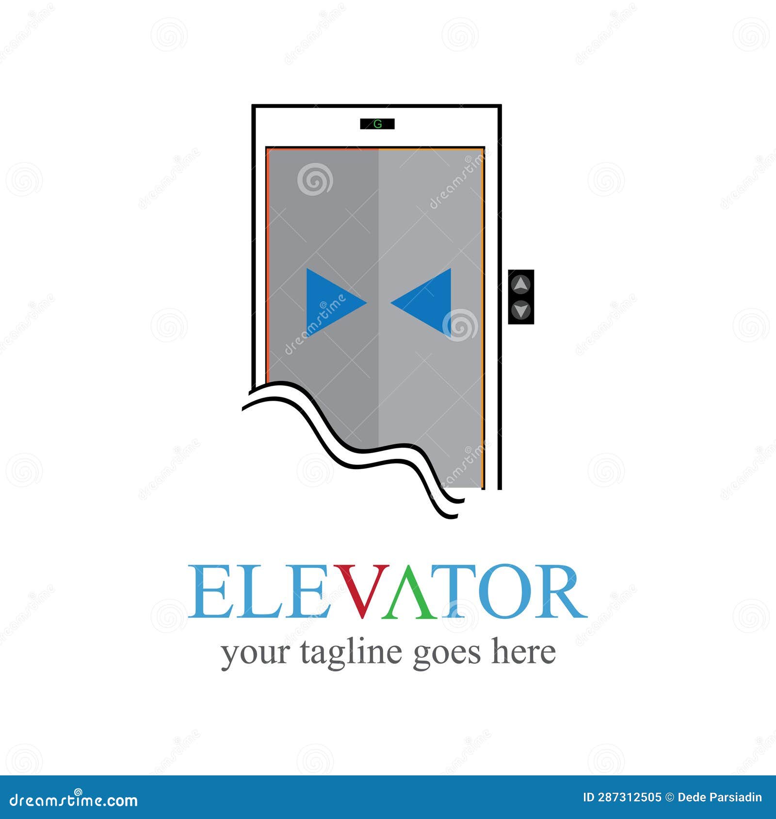 Lift and Elevator Logo Design Minimal Logotype Vector Template Stock ...