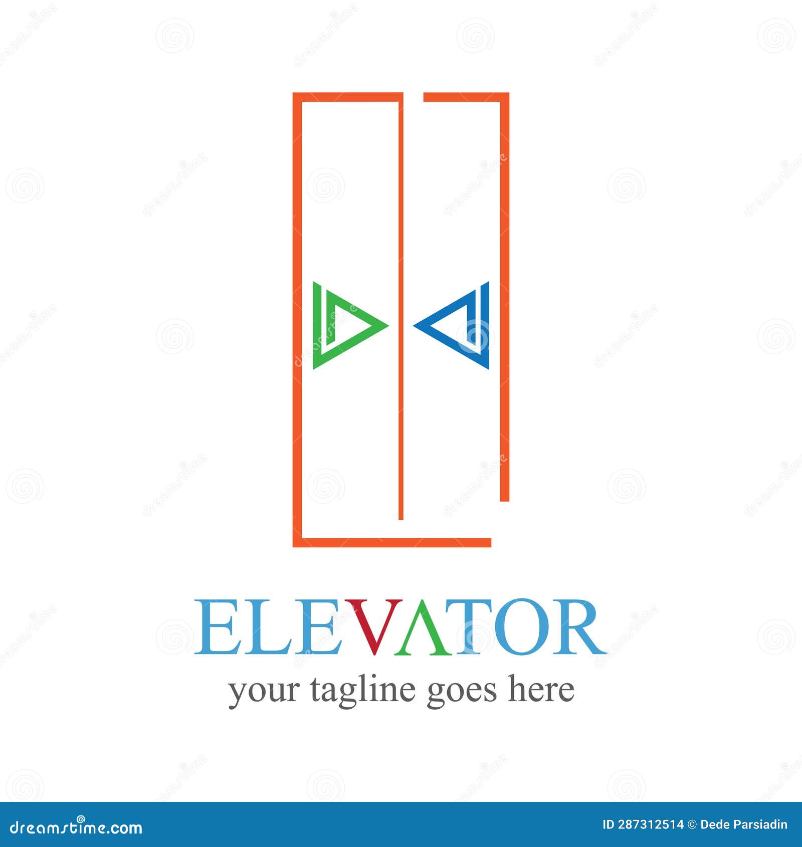 Lift and Elevator Logo Design Minimal Logotype Vector Template Stock ...