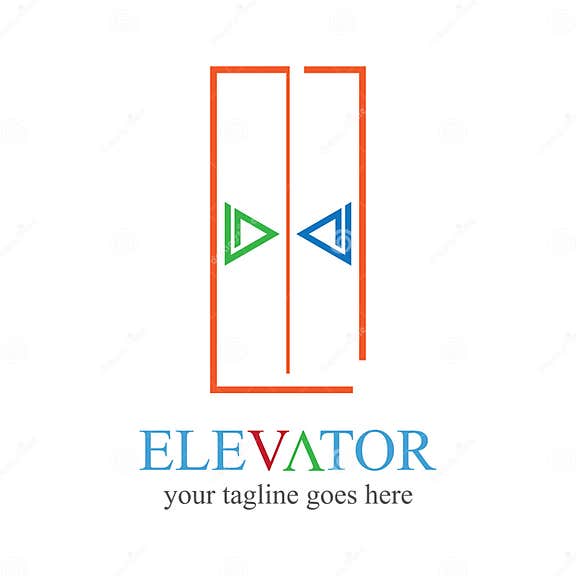 Lift and Elevator Logo Design Minimal Logotype Vector Template Stock ...
