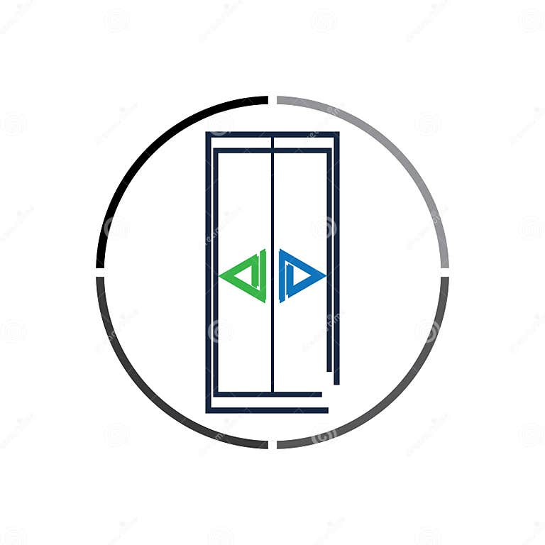 Lift and Elevator Logo Design Minimal Logotype Vector Template Stock ...