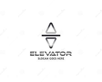 Lift or Elevator Logo Vector Template Stock Vector - Illustration of ...