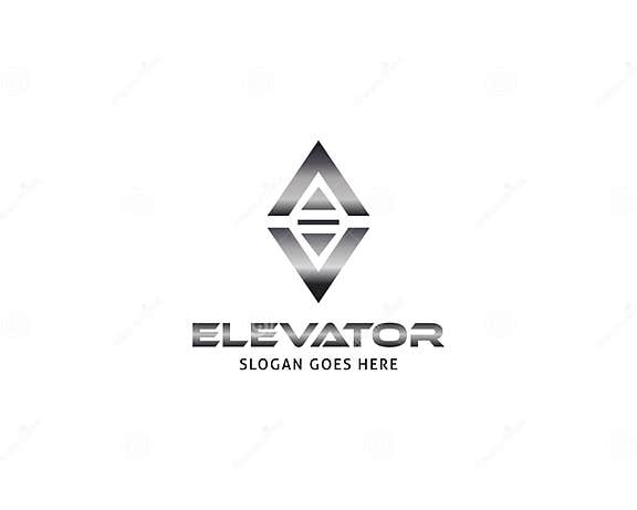 Lift or Elevator Logo Vector Template Stock Vector - Illustration of ...