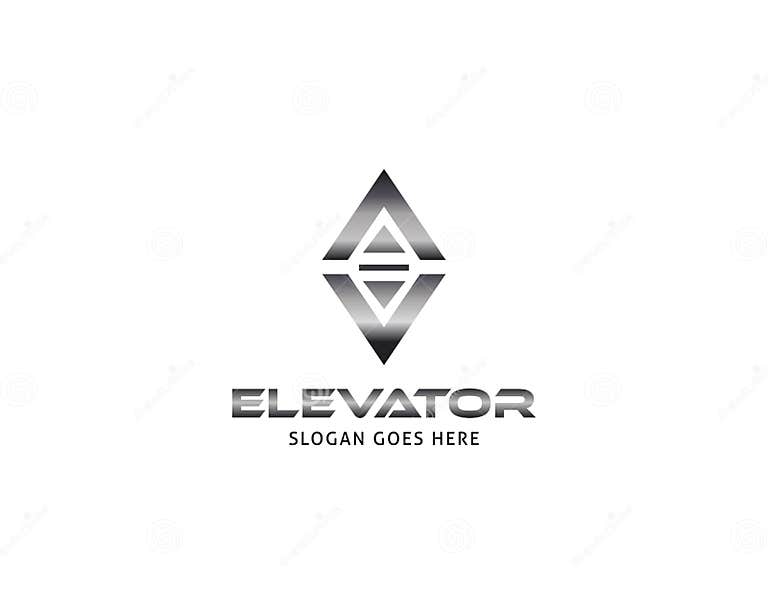 Lift or Elevator Logo Vector Template Stock Vector - Illustration of ...