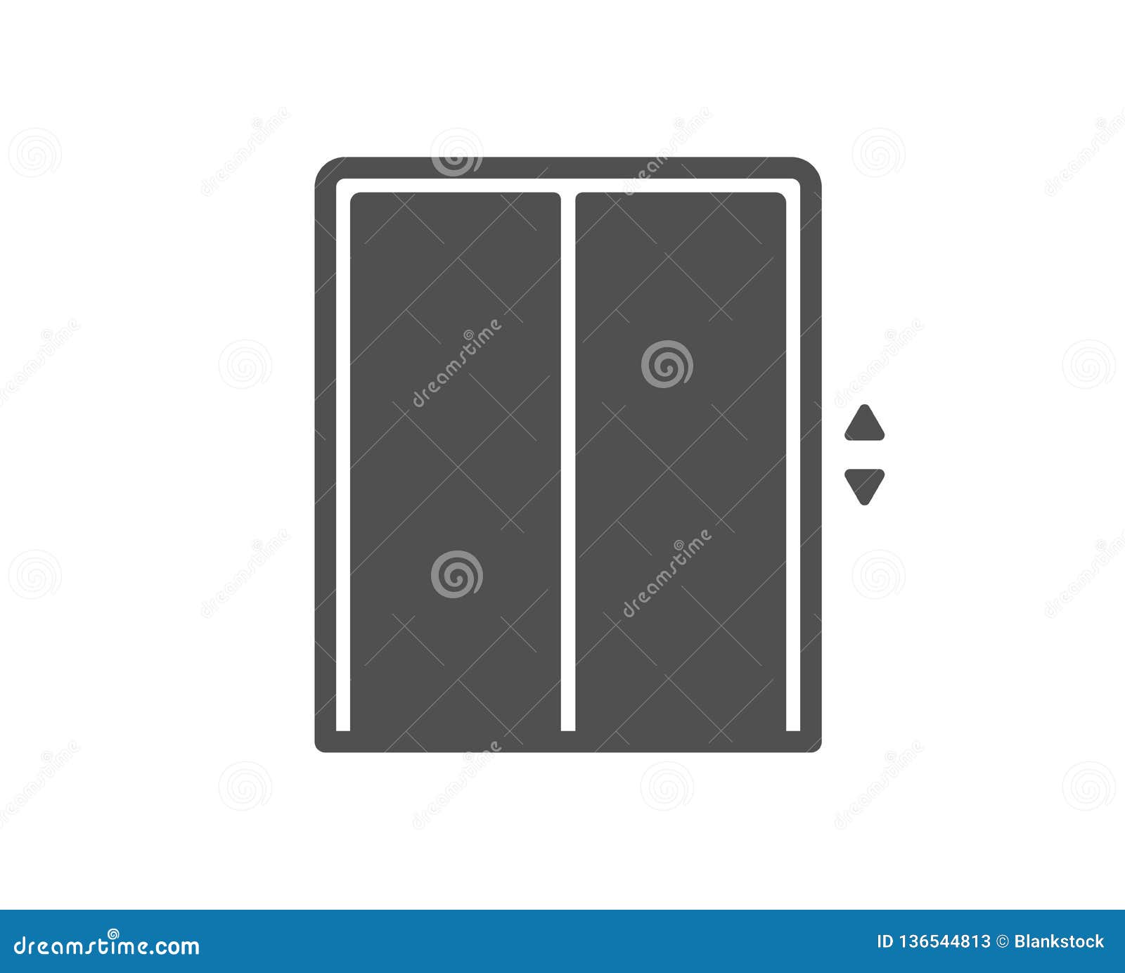 Lift Icon. Elevator Sign. Vector Stock Vector - Illustration of sign ...