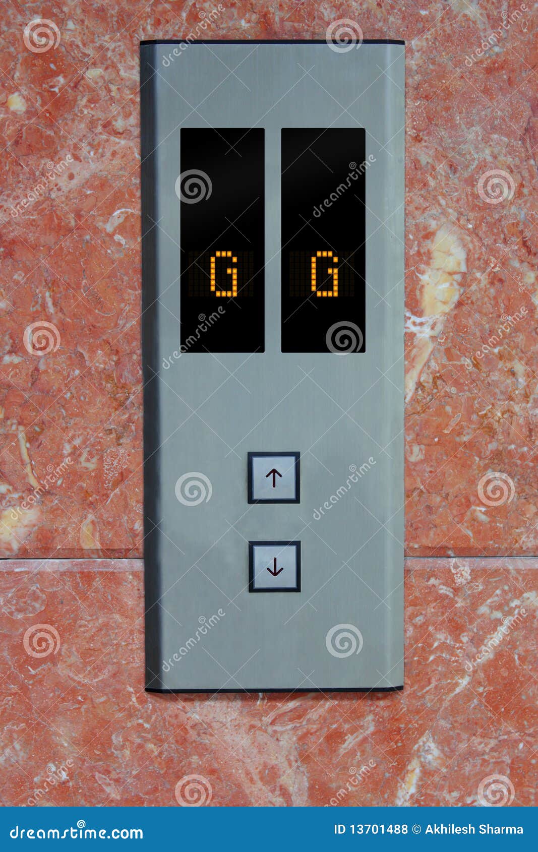 Lift panel stock photo. Image of arrows, marble, urban - 13701488