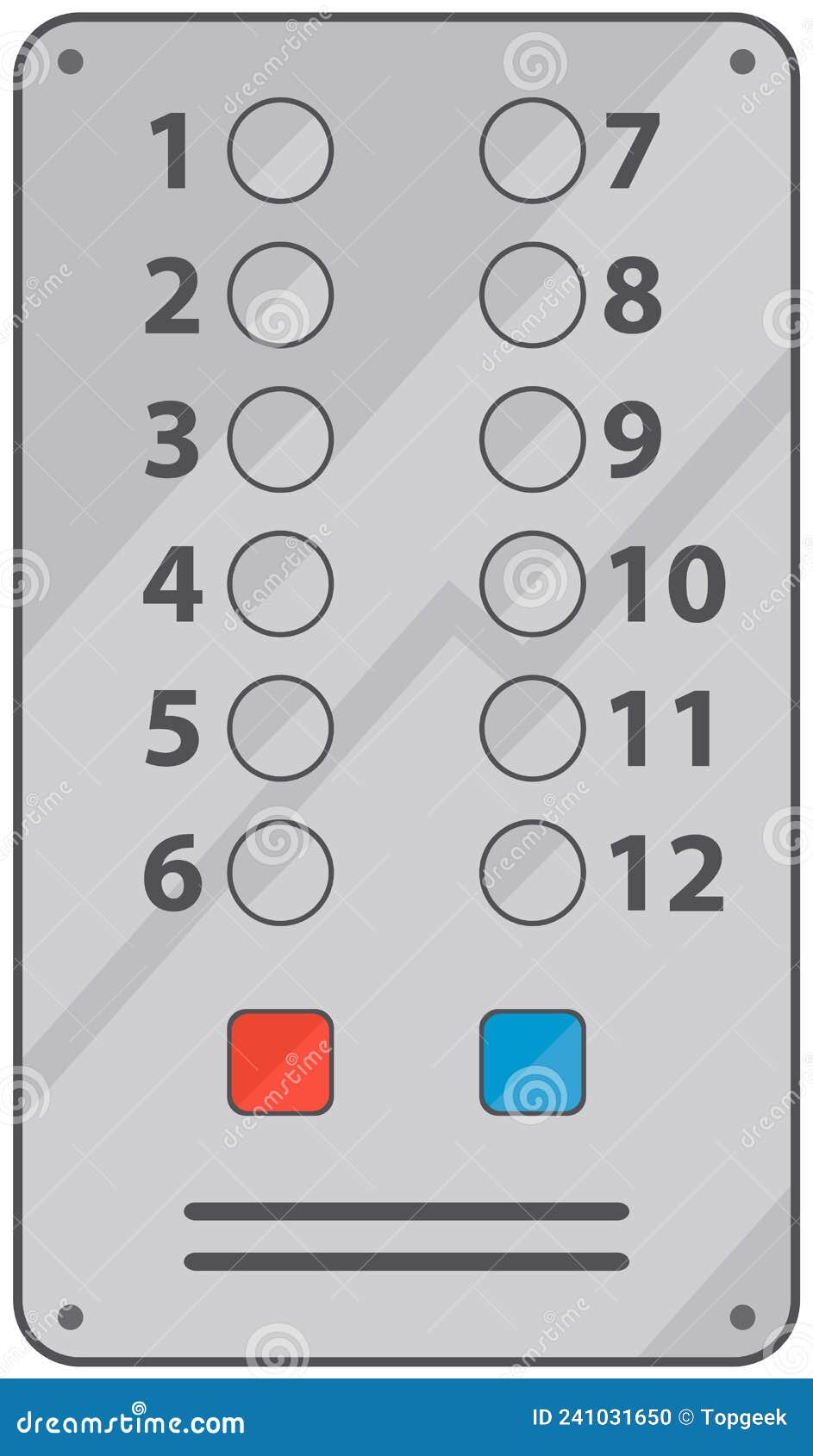 Elevator Numbers Arrows LED Indicator Stock Photography | CartoonDealer ...