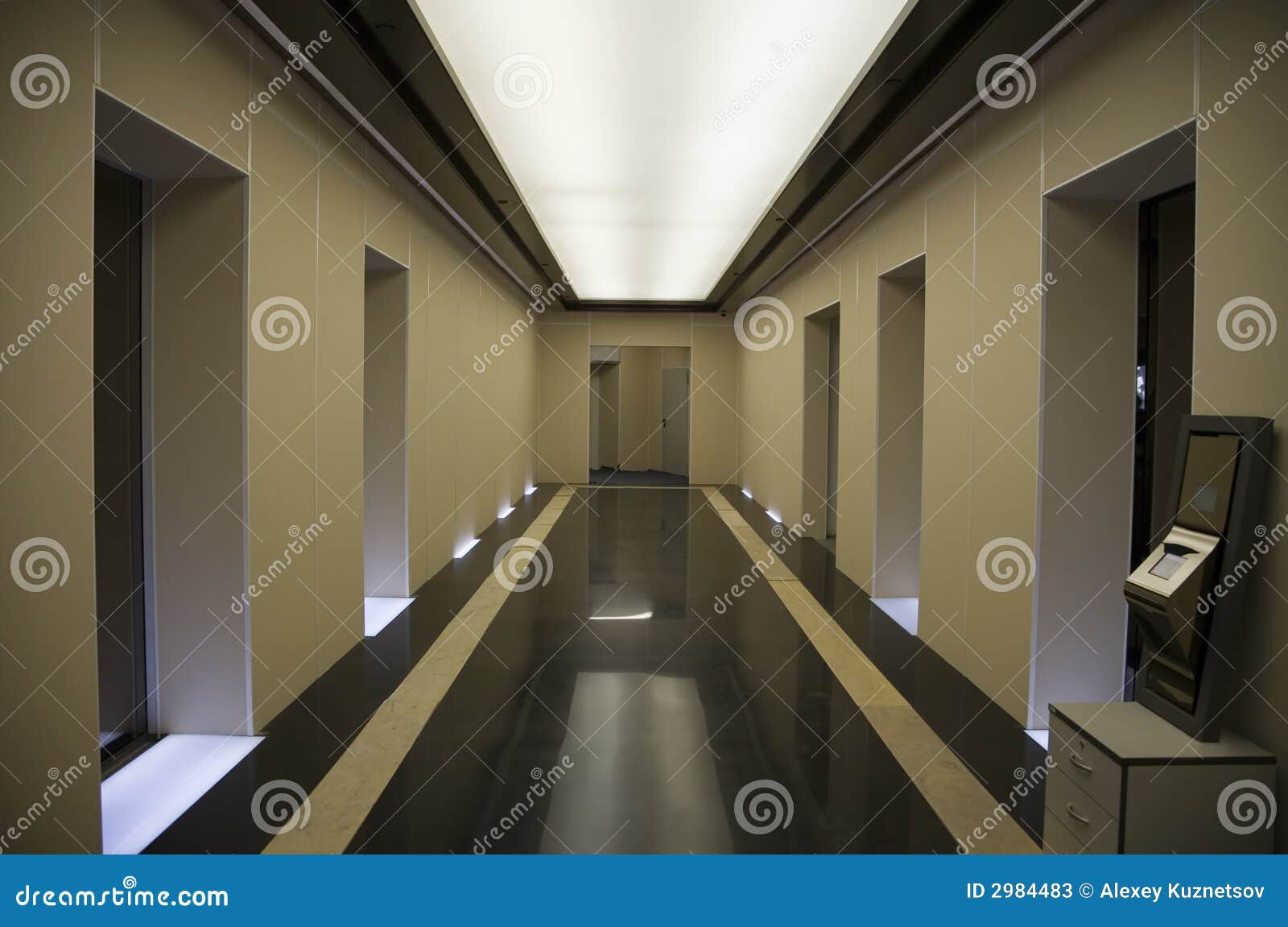 Lift s hall stock image. Image of blank, perspective, living - 2984483