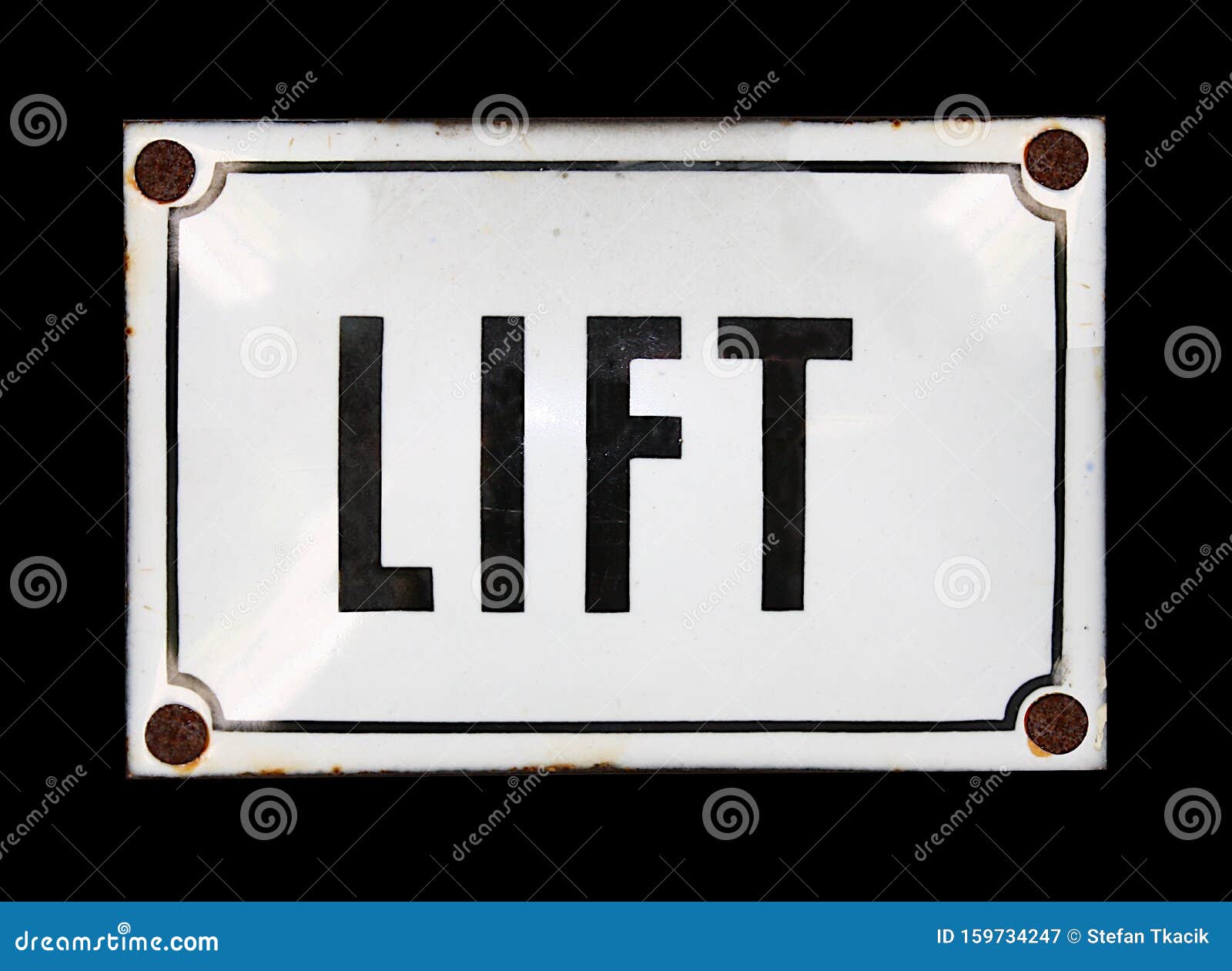 Lift sign. stock image. Image of information, elevator - 159734247