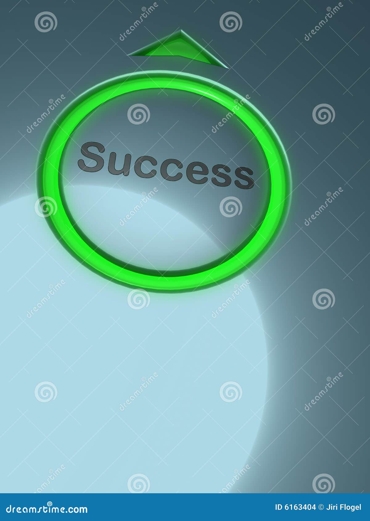 Lift to success stock illustration. Illustration of green - 6163404