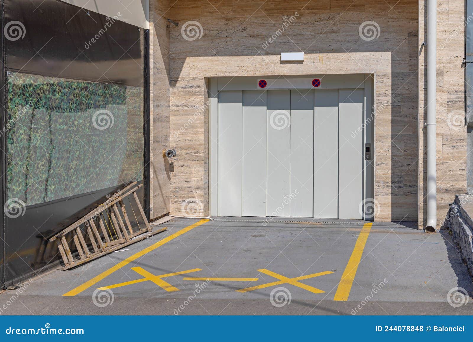 Lift Underground Garage stock photo. Image of capital - 244078848