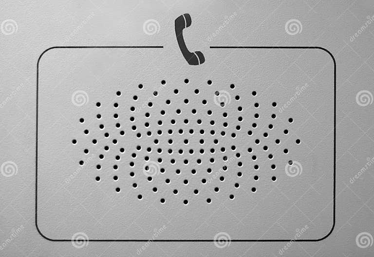 Lift Wall Mounted Microphone Stock Photo - Image of communicaton ...