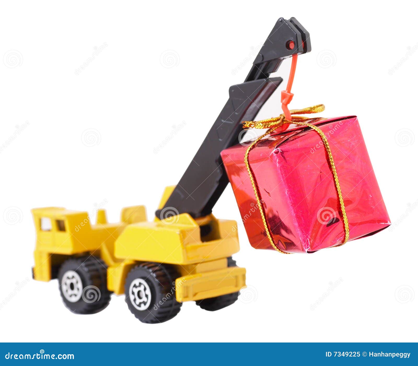 Lifting a big gift stock image. Image of loading, celebration - 7349225