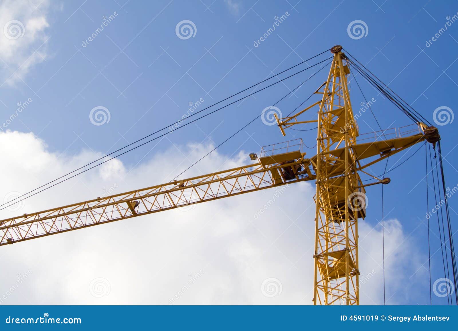Lifting-crane Lifts A Bricks Royalty-Free Stock Photo | CartoonDealer ...