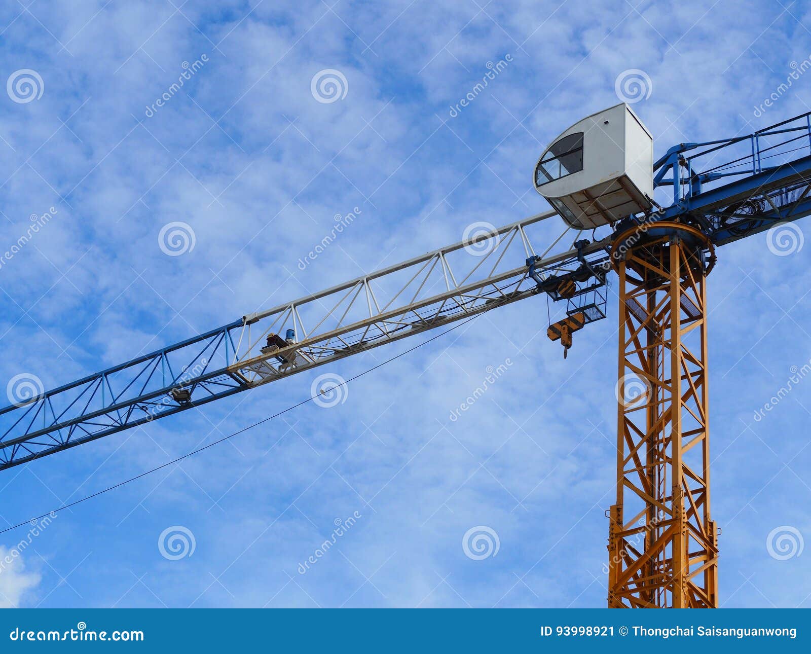 Lifting crane stock image. Image of heavy, work, building - 93998921