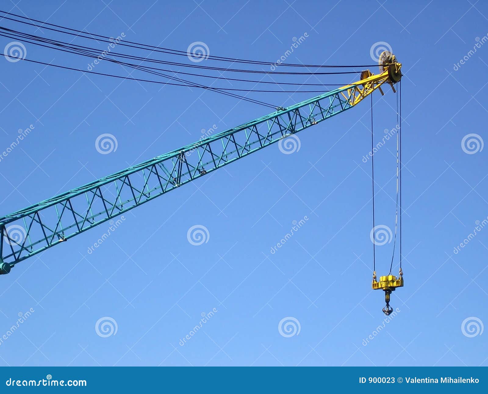 Lifting cranes. stock image. Image of harbor, international - 900023