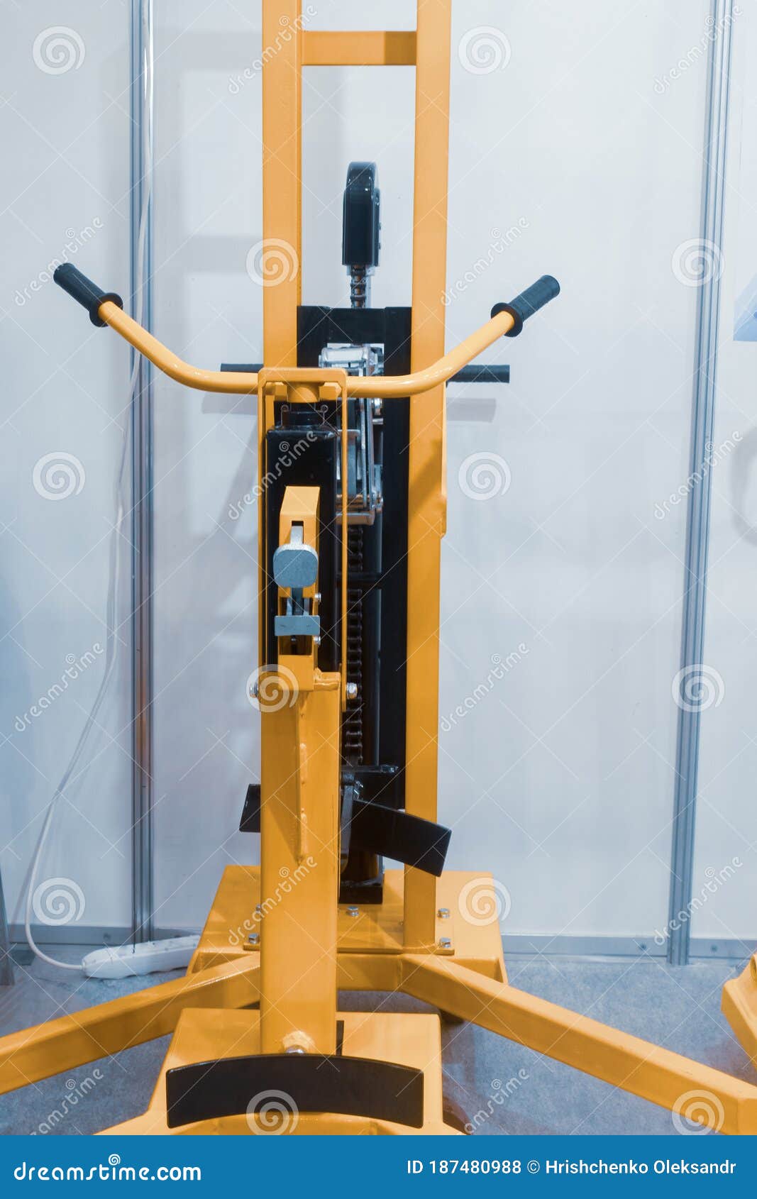 Lifting Equipment Loaders. Forklift Trucks Stock Photo - Image of ...