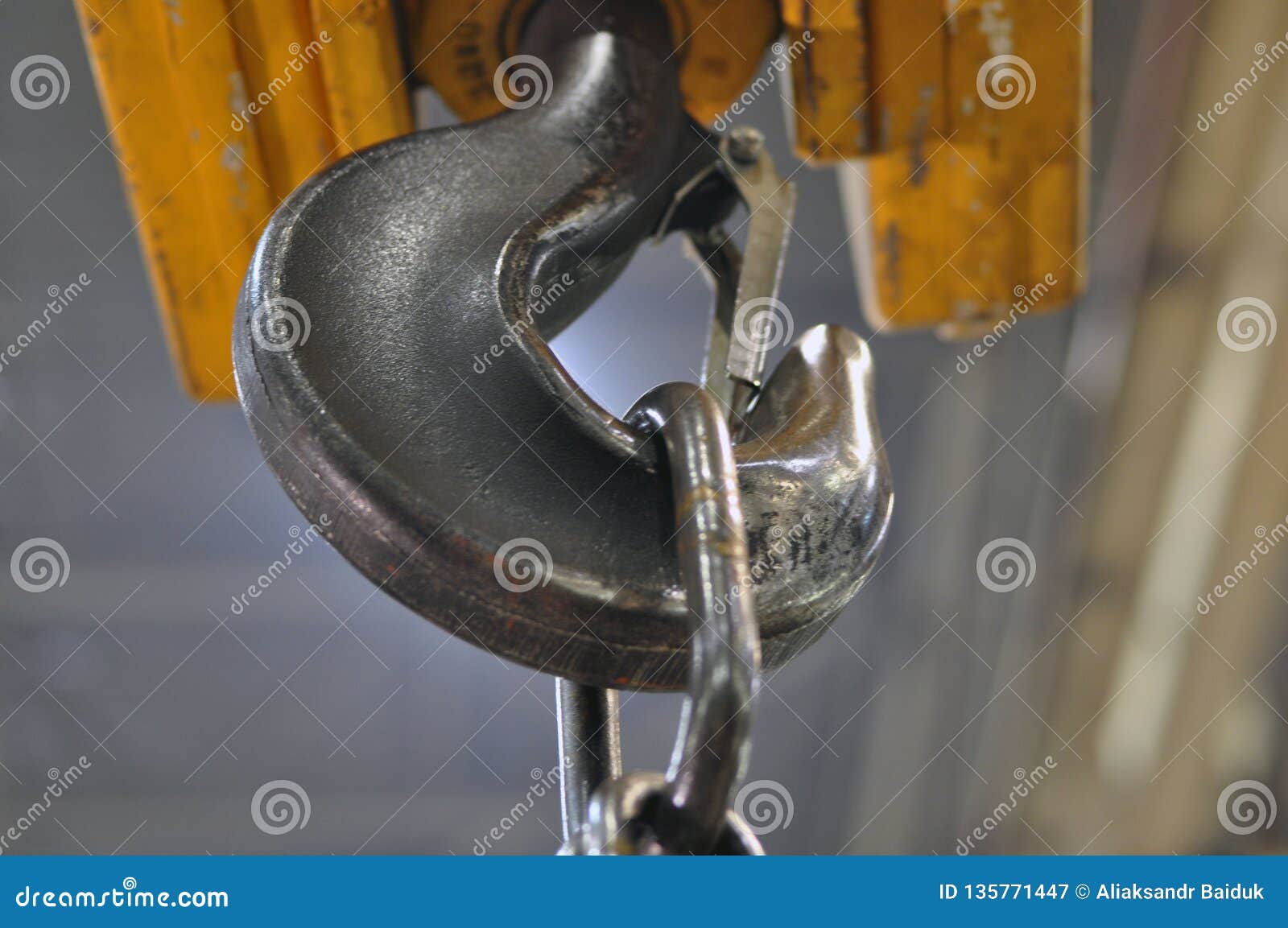 Lifting Gear in the Workshop at the Factory Stock Image - Image of ...
