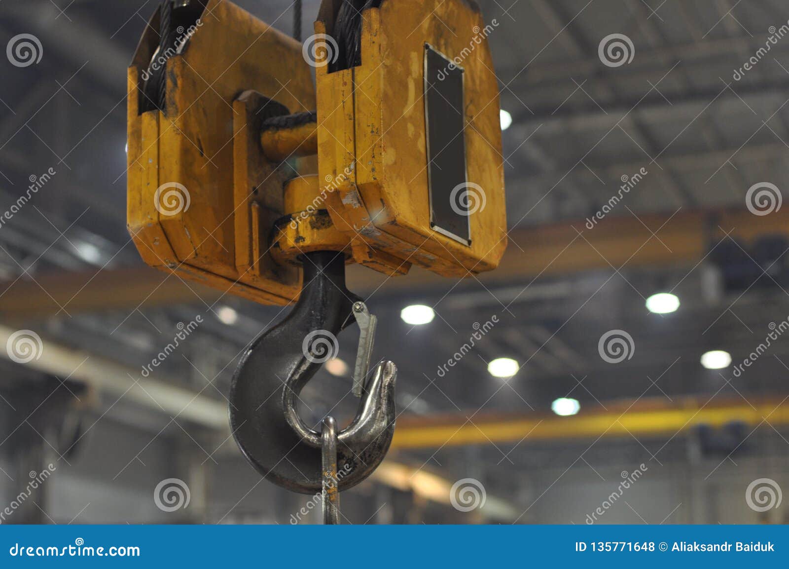 Lifting Gear in the Workshop at the Factory Stock Photo - Image of ...