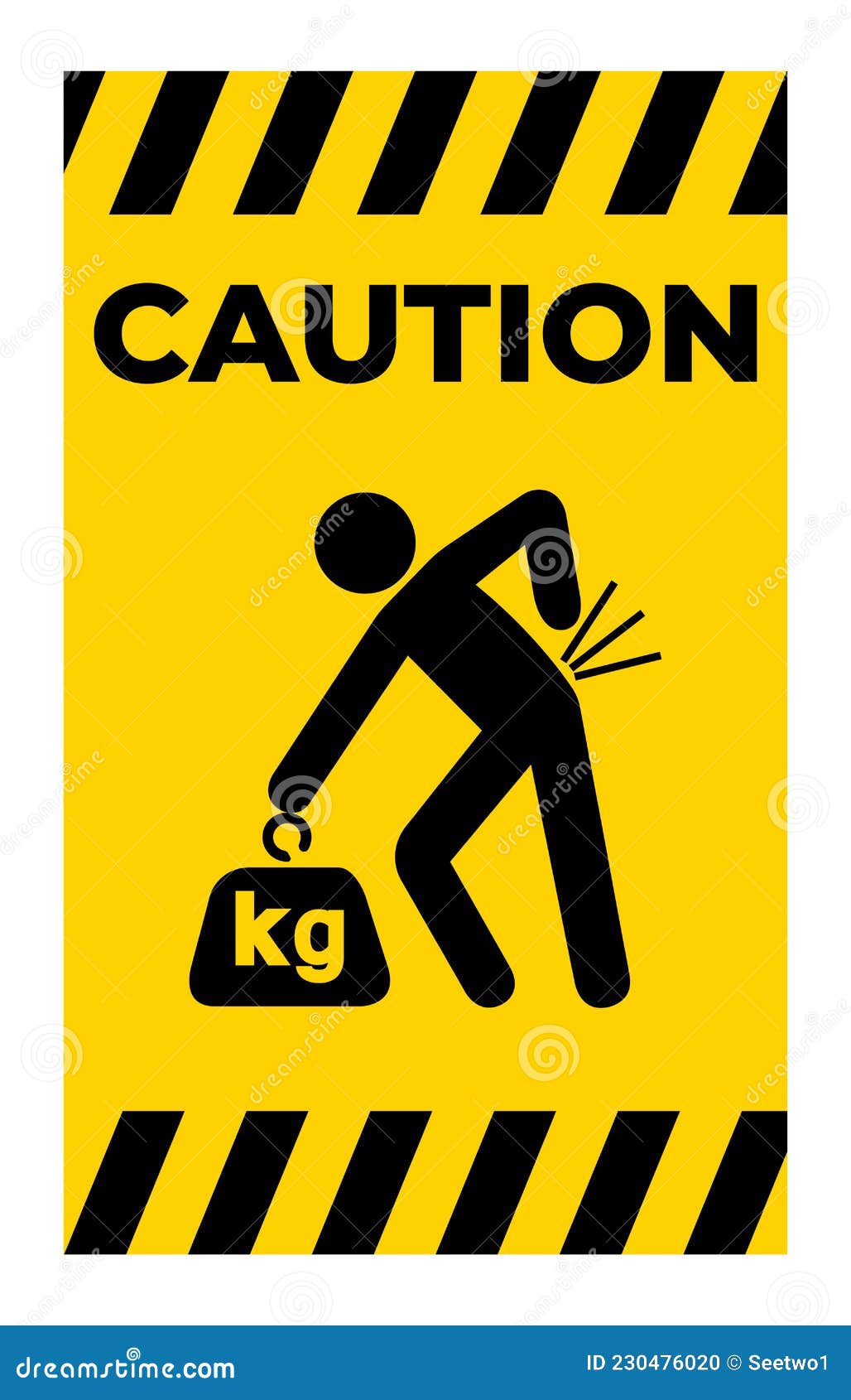 Lifting Hazard,May Result In Injury, See Safety Manual For Lifting ...