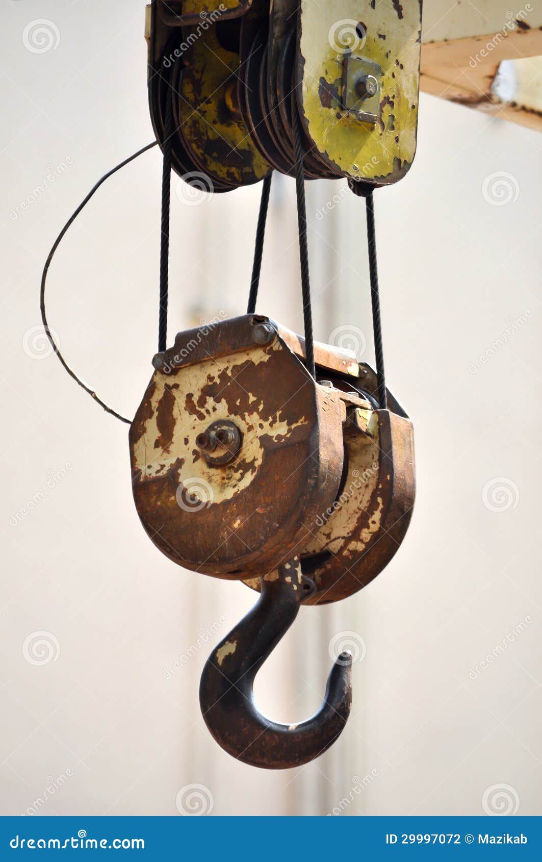 Lifting hook stock photo. Image of shipment, elevator - 29997072