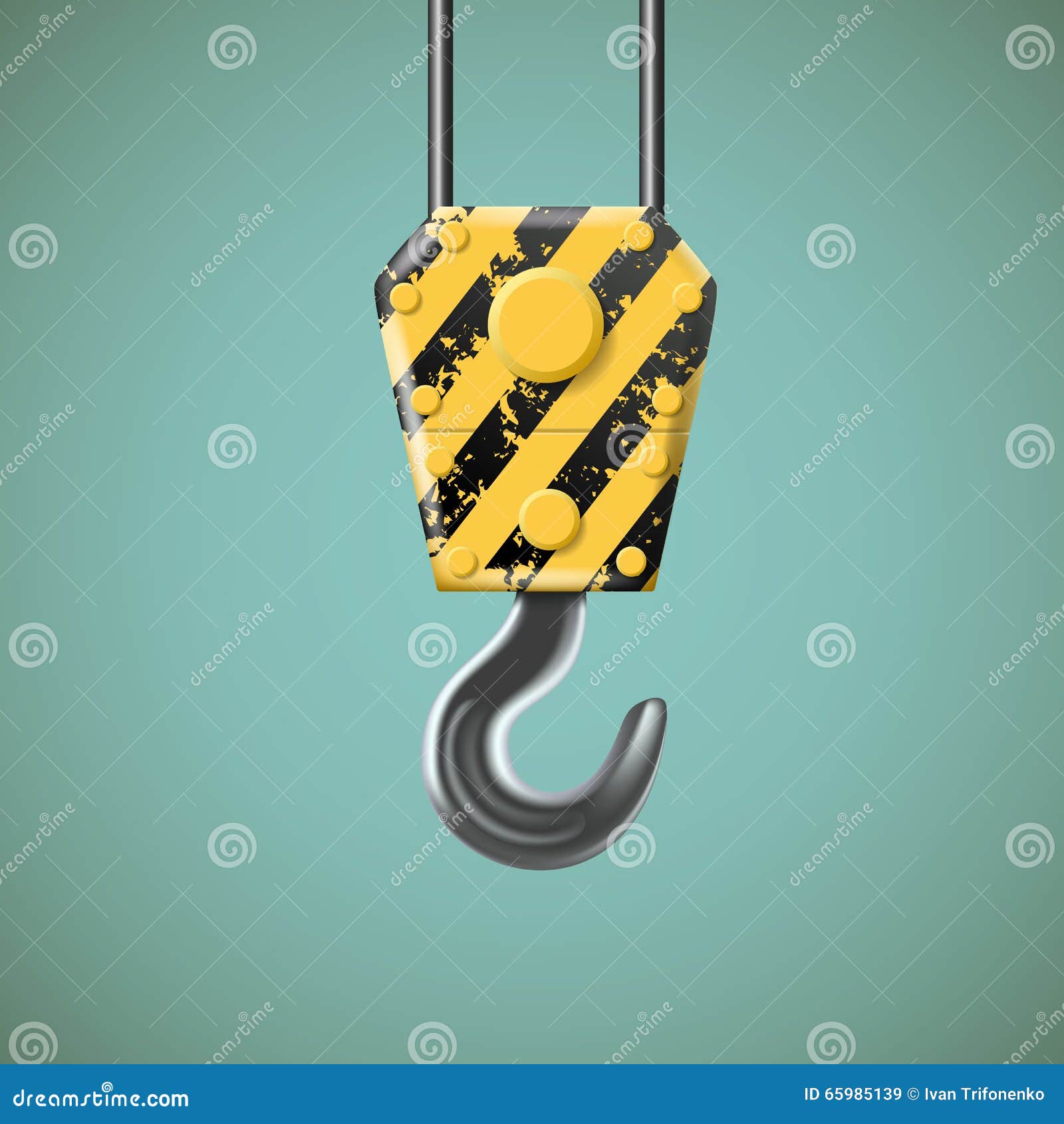 Lifting Hook. Stock Illustration. Stock Vector - Illustration of hold ...
