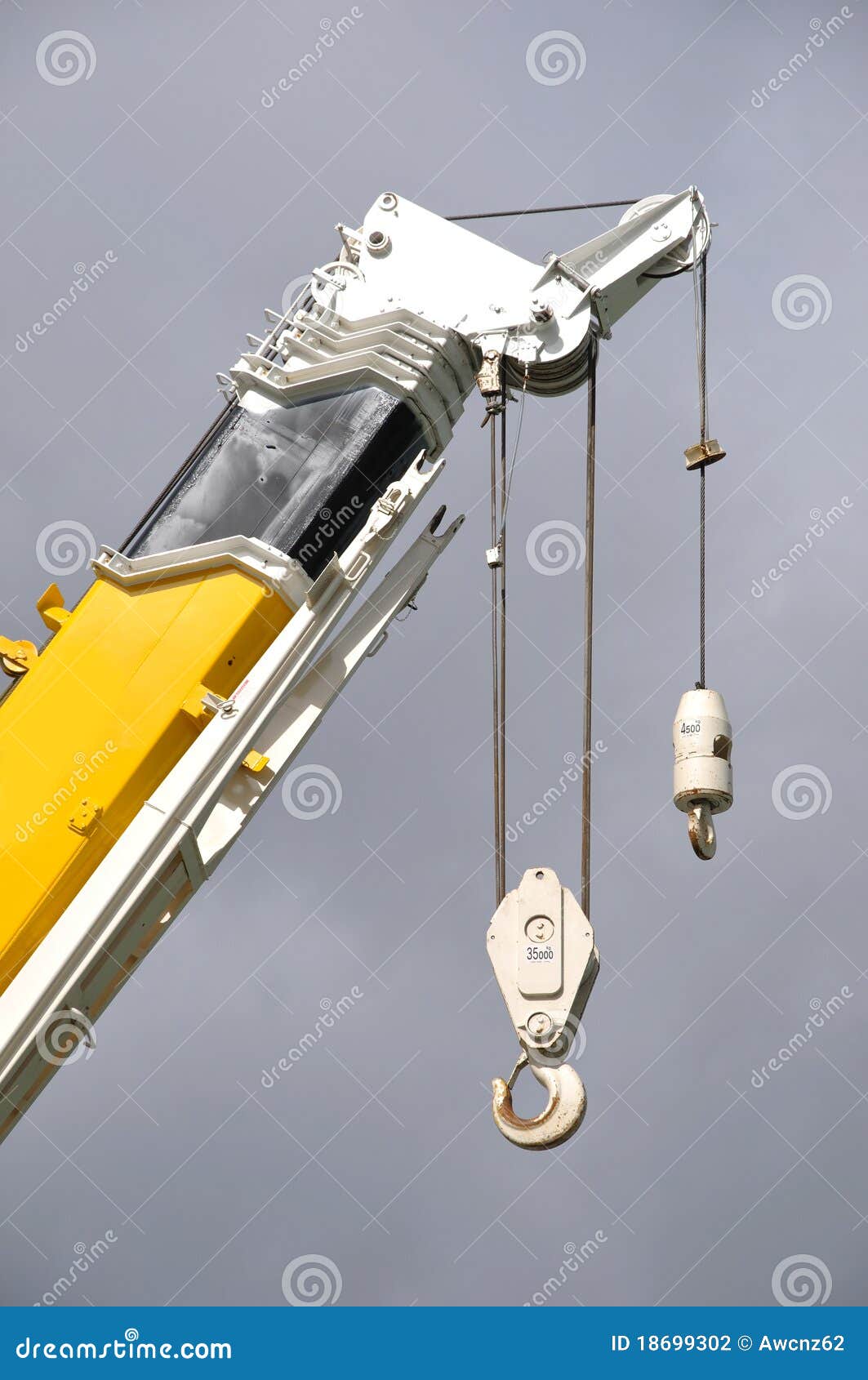 Lifting hooks stock photo. Image of lifts, trades, built - 18699302
