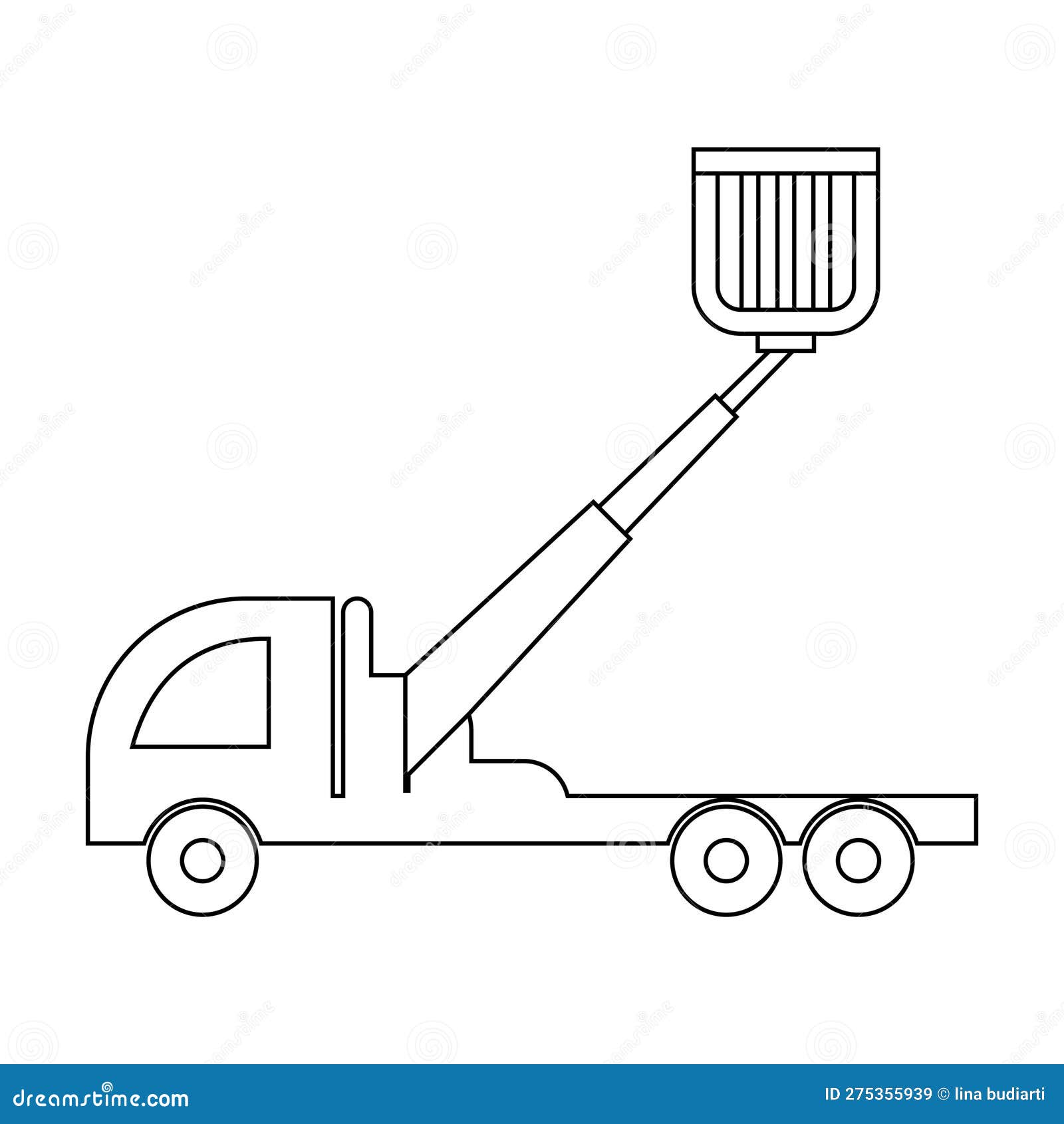 Lifting machine icon stock vector. Illustration of industrial - 275355939