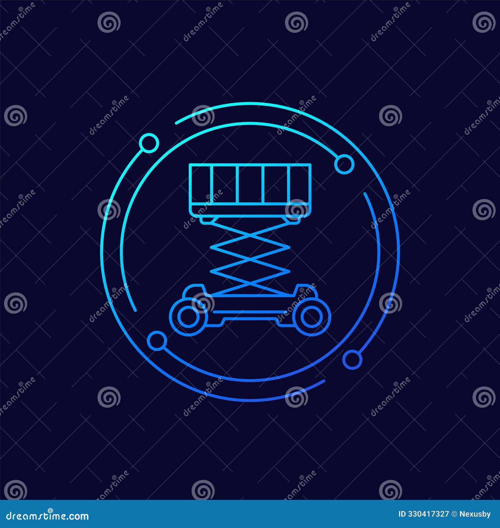 Oil Platform Icon For Web, Gas Sea Rig Platform Illustration, Fuel ...