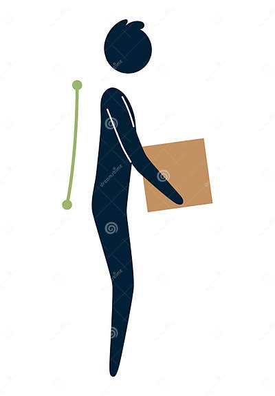 Lifting Technique Safe Movement. Safety. Correct Instruction for Moving ...