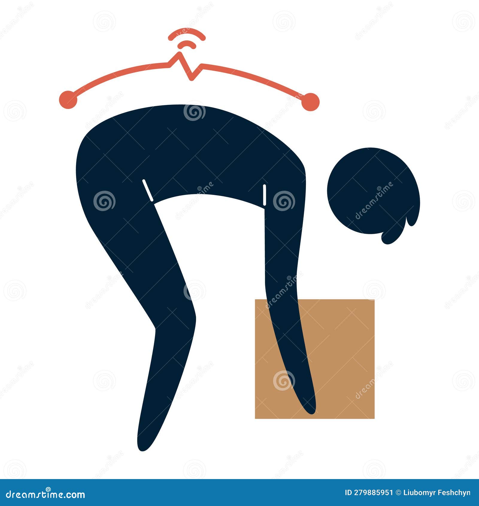 Lifting Technique Safe Movement. Safety. Incorrect Instruction For ...