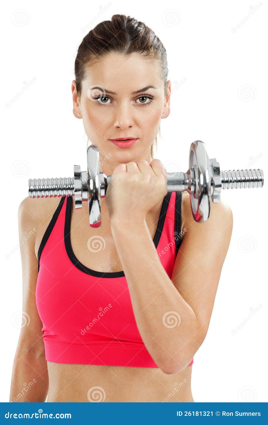 Lifting weights stock image. Image of standing, healthy - 26181321