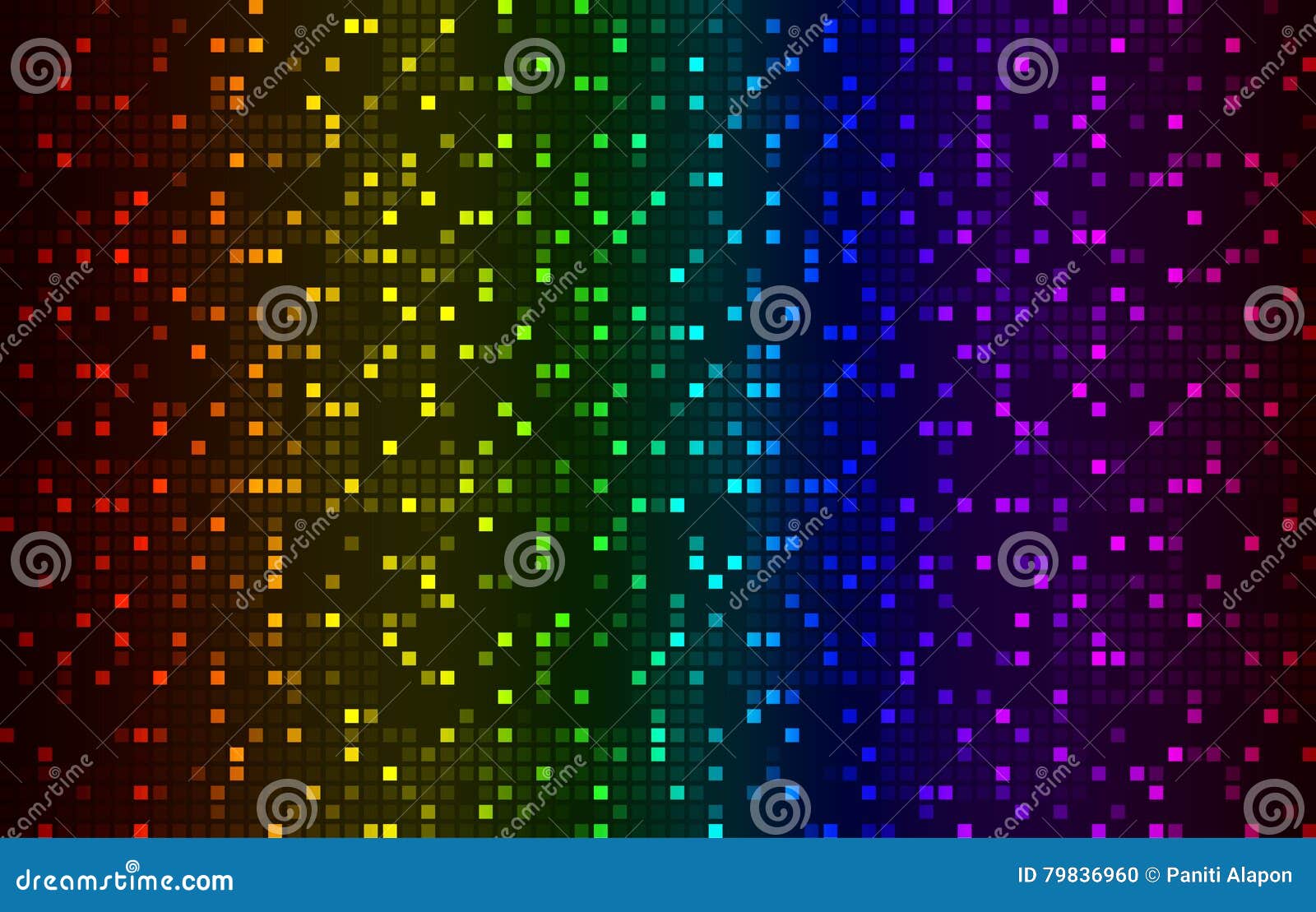 Light Abstract Colorful Pixels Technology Background Vector ...